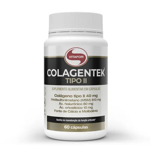 Suplemento en cápsulas Vitafor COLAGENO Colagentek TIPO-II colágeno ... Suplemento en cápsulas Vitafor COLAGENO Colagentek TIPO-II colágeno ...