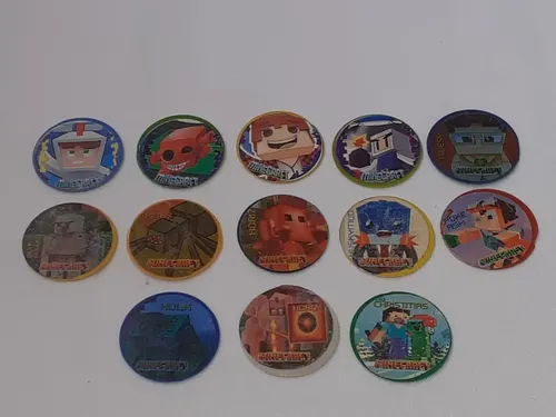Lote Super Tapso Tazos México 13 Minecraft Steve Mercadolivre