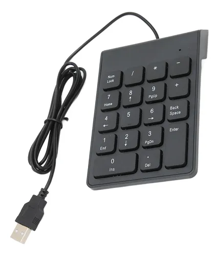 Teclado Numérico Usb Mini De 18 Teclas Numéricas Cuotas Sin Interés