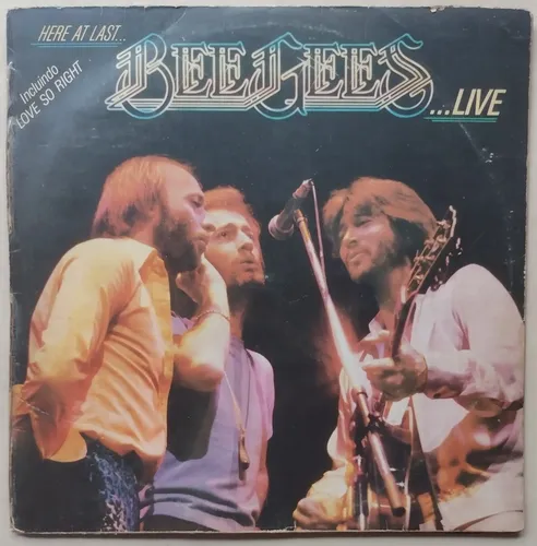 Lp Bee Gees Live Here At Last 1'977 Duplo Época Vinil Estandar ...