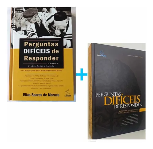 Livros Perguntas Difíceis De Responder Vol 3 E Vol 4 | Frete grátis Livros Perguntas Difíceis De Responder Vol 3 E Vol 4 | Frete grátis