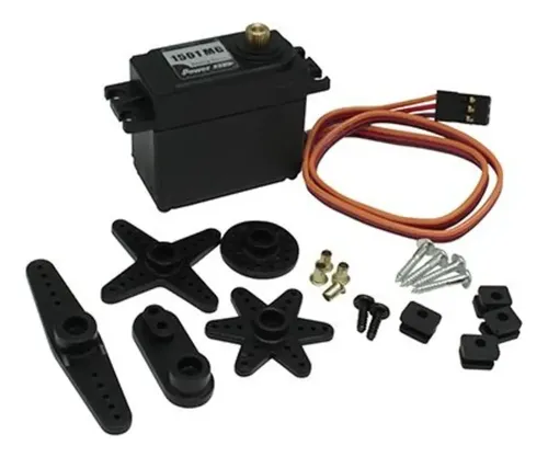 Servomotor Powerhd Hd-1501mg 15.5kg/cm 5v Giro A 180 Grados | Envío gratis