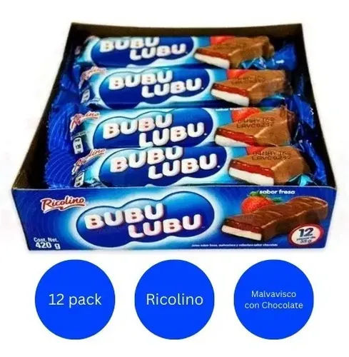 Bubulubu Grande 12 Pzas Chocolate Malvavisco Dulce Piñata | Meses sin ...