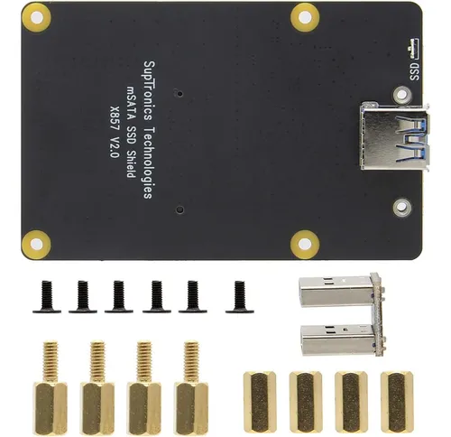 Geekworm Raspberry Pi 4 Msata Ssd Adaptador X857 V2.0, Raspb | Meses ... Geekworm Raspberry Pi 4 Msata Ssd Adaptador X857 V2.0, Raspb | Meses ...