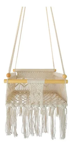 Columpio De Hamaca Para Bebé Color Natural Nylon | MercadoLibre