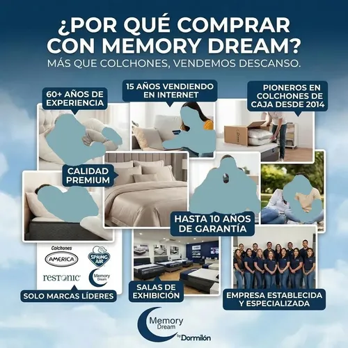 Colchón Matrimonial Spring Air Ortopédico De Resortes Con Colchoneta ...