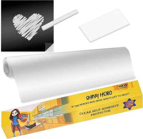 Protector De Pared Transparente, Vinilo Autoadhesivo H: 40cm | Cuotas ...