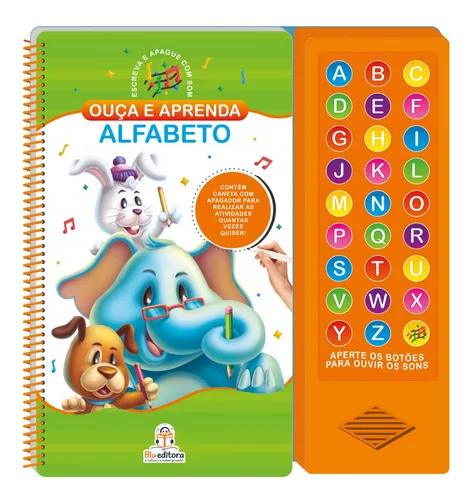 Livro Ouca E Aprenda - Alfabeto: Livro Ouca E Aprenda - Alfabeto, De ... Livro Ouca E Aprenda - Alfabeto: Livro Ouca E Aprenda - Alfabeto, De ...