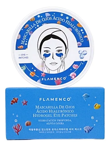 60 Parches Anti Ojeras Con Ácido Hialurónico Mascarilla Cuotas Sin
