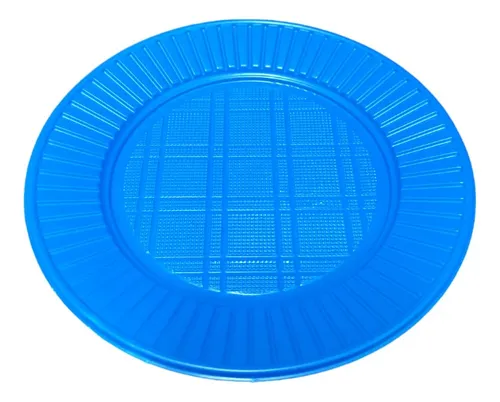 Plato Plastico Descartable 17cm Color A Eleccion X 50 Unid