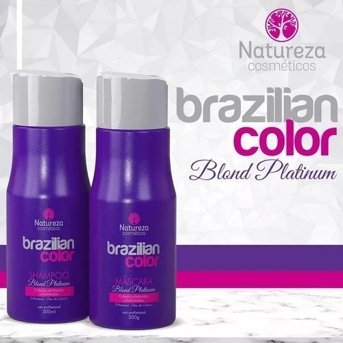 Kit Matizador Blond Platinum Natureza Cosméticos Mercadolivre