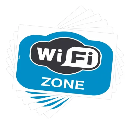 Placas Sinal Aqui Tem Wifi Senha Recepção Aviso Kit C\ 20 Ps ... Placas Sinal Aqui Tem Wifi Senha Recepção Aviso Kit C\ 20 Ps ...