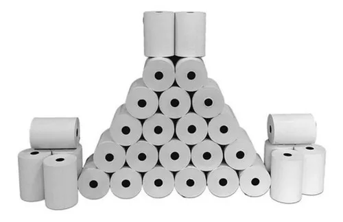 Bobina Térmica 80x40 Cupom Fiscal 10 Rolos - Branco | Parcelamento sem ... Bobina Térmica 80x40 Cupom Fiscal 10 Rolos - Branco | Parcelamento sem ...