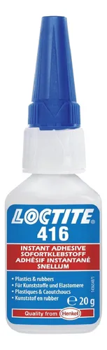 Loctite 416 Adhesivo Instantáneo Pegamento 28,3gr | MercadoLibre