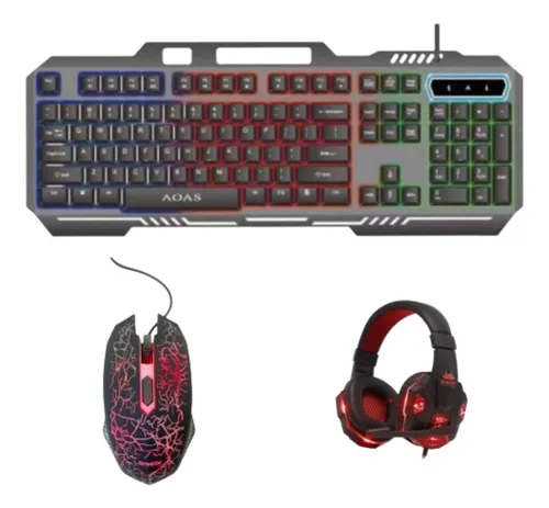 Kit De Teclado Y Mouse Gamer Generico Compatible Super Kit Teclado