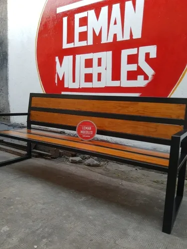 Banco De Plaza Leman, Mueble De Jardín Hierro Y Madera en venta en ... Banco De Plaza Leman, Mueble De Jardín Hierro Y Madera en venta en ...