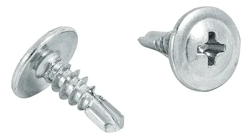 1000 Pijas Cabeza De Cruz Punta Broca 8x1/2 Acero Galvanizad | MercadoLibre