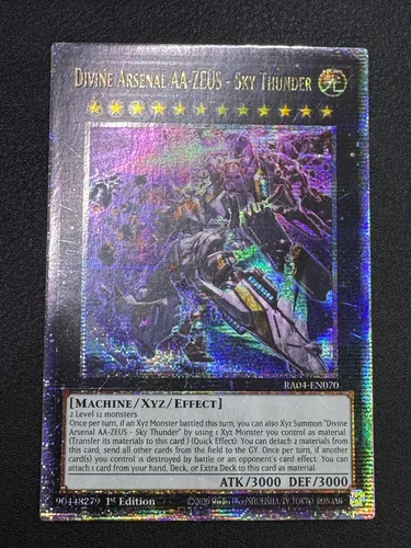 Yu-gi-oh! Divine Arsenal Aa Zeus Sky Thunder Alt Art Qc Divine Arsenal Aa-zeus-sky Thunder Alt ...