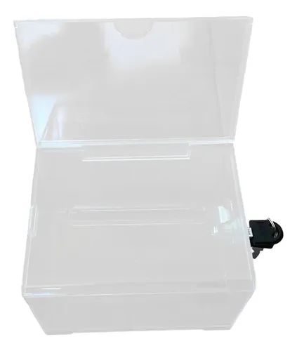 Clear Donation Box Ticket Container Acrylic Donation Box | MercadoLibre Clear Donation Box Ticket Container Acrylic Donation Box | MercadoLibre