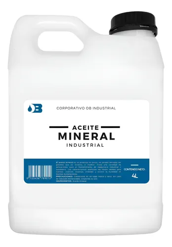 Aceite Mineral Industrial Blanco Vaselina Liquida 4lt | Meses sin interés