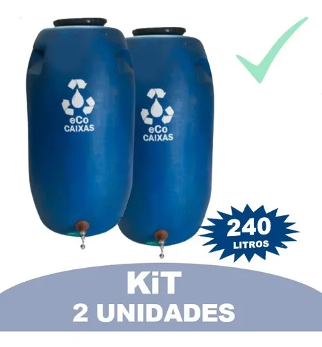Eco Caixa 240l Bombona Cisterna Tambor 200 Litros Tonel | Parcelamento ... Eco Caixa 240l Bombona Cisterna Tambor 200 Litros Tonel | Parcelamento ...