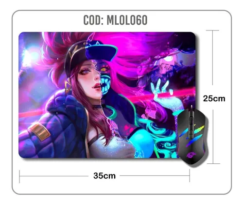 Mousepad Gamer G 25x35 League Of Legends Akali Mod: Mlol060 ... Mousepad Gamer G 25x35 League Of Legends Akali Mod: Mlol060 ...