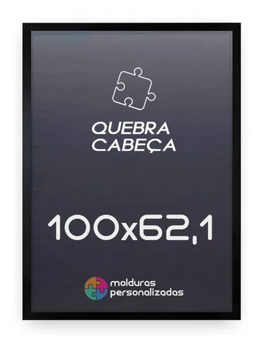 Moldura 100x62,1 Quebra Cabeça Game Office 2000 Pcs C/petg ...