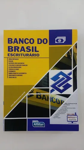 Apostila Banco Do Brasil - Escriturário - Alfacon | MercadoLivre Apostila Banco Do Brasil - Escriturário - Alfacon | MercadoLivre