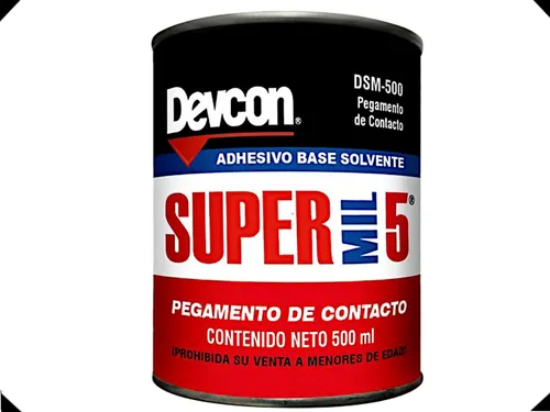 Pegamento De Contacto Adhesivo Super Mil 5 Devcon 500ml | MercadoLibre Pegamento De Contacto Adhesivo Super Mil 5 Devcon 500ml | MercadoLibre