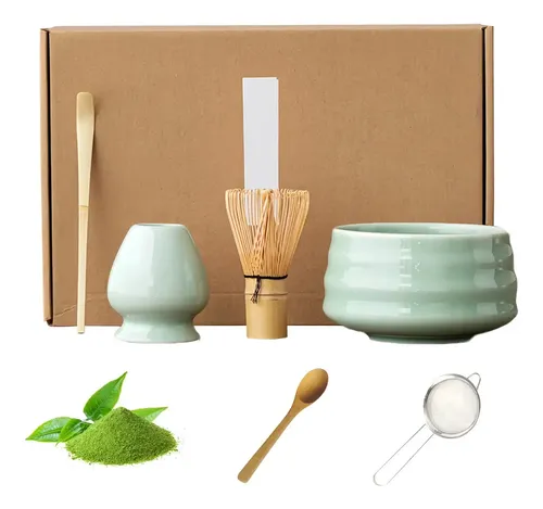 Kit De Matcha De Cerámica Juego De Cuchara Para Batidor Matc | Envío gratis