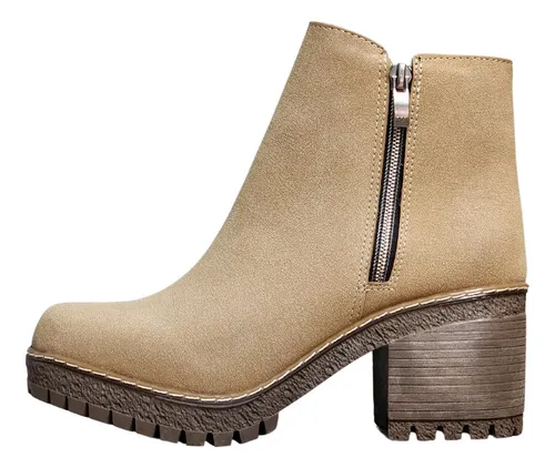 Bota Vaquera Chelsea Café Con Tacón Y Cierre Luné Calzado | Meses sin ... Bota Vaquera Chelsea Café Con Tacón Y Cierre Luné Calzado | Meses sin ...