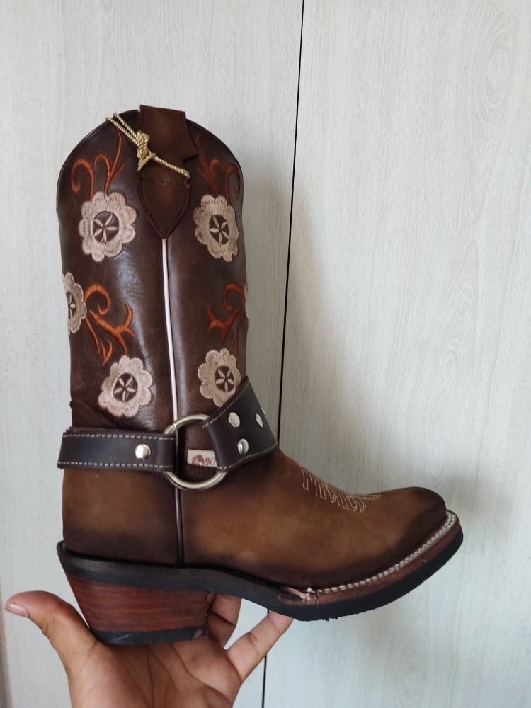 Botas Vaqueras Para Dama 100 Piel Meses Sin Intereses