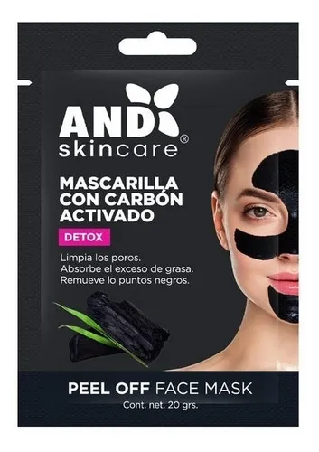 Mascarilla Facial Coreana Peel Off And Con Carbón Activado Tipo De Piel