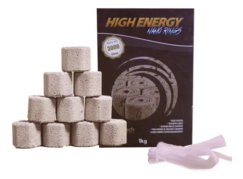 Mídia Biológica Ocean Tech Nano Rings High Energy - 1kg Mídia Biológica Ocean Tech Nano Rings High Energy - 1kg