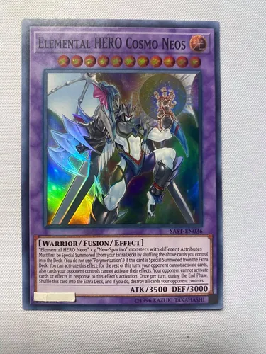 Elemental Hero Cosmo Neos Súper Yugioh Meses Sin Intereses
