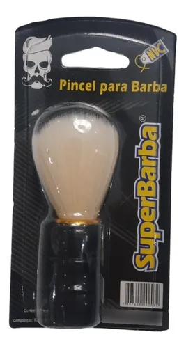 Brocha de afeitar de cerdas sintéticas de color negro | MercadoLibre Brocha de afeitar de cerdas sintéticas de color negro | MercadoLibre