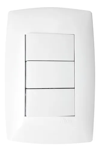 Conjunto Interruptor Triplo 3 Teclas Simples Linha Home Conjunto Interruptor Triplo 3 Teclas Simples Linha Home