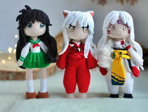 Amigurumis Set X 3 Patrones De Crochet De Inuyasha 23 Cm en venta en ... Amigurumis Set X 3 Patrones De Crochet De Inuyasha 23 Cm en venta en ...