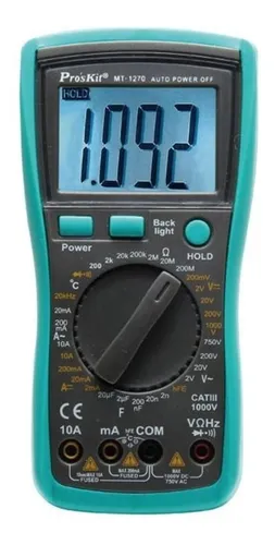 Tester Multímetro Digital Proskit Mt-1270 Tester Multímetro Digital Proskit Mt-1270