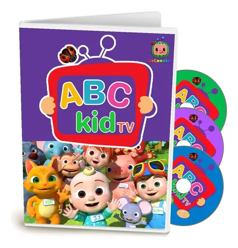 Dvd Cocomelon Abc Kids Tv Volumes 1 2 3 | MercadoLivre