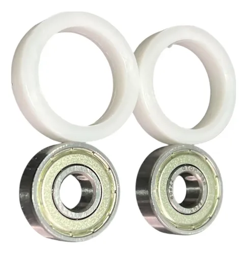 Kit 2 Calços Suporte + 2 Rolimãs Rolamento 608 P/ Circulador | MercadoLivre