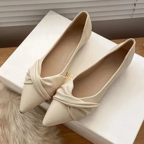 Zapatos Planos Punta Fina Corte Bajo Mujer Elegante | Envío gratis