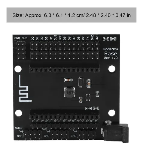 Placa De Desarrollo Wifi Nodemcu Lua Black Metal Esp8266 | Cuotas sin ... Placa De Desarrollo Wifi Nodemcu Lua Black Metal Esp8266 | Cuotas sin ...