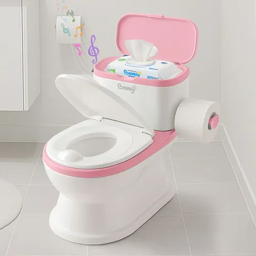 Baño para Bebé entrenador infantil Bebbly con sonido porta papel ...