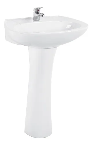Lavatório Corona Maximo com pedestal branco | MercadoLivre Lavatório Corona Maximo com pedestal branco | MercadoLivre