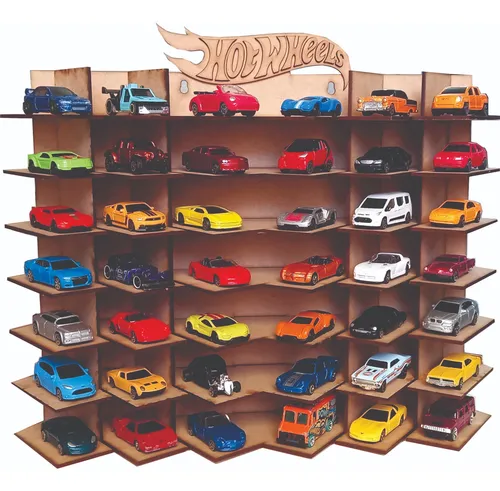 Exhibidor Coleccionador Para Hot Wheels 42 Autos Meses Sin Interés