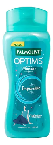 Shampoo Palmolive Optims 2 En 1 Fuerza Imparable 680 Ml | MercadoLibre