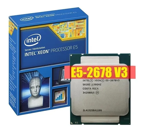 Kit Xeon E5 2678 V3 Placa Mãe F8 X99 Huananzhi Cooler à Venda Em
