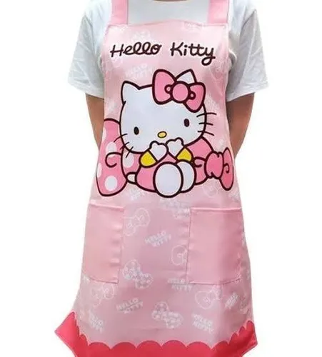 Delantal Hello Kitty Sanrio Original Meses Sin Interés