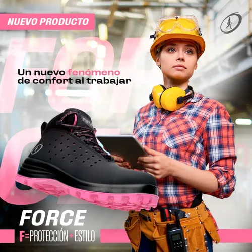 Nuevo! Tenis Dama De Seguridad Force Riverline Ergonomic | Envío gratis